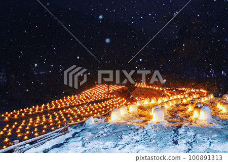 Snow Kamakura Festival - Stock Photo [100891313] - PIXTA