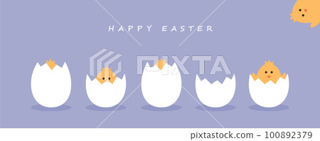 happy easter minimal design with egg and little... - Stock Illustration ...