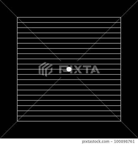 Amsler grid with central white dot and... - Stock Illustration ...