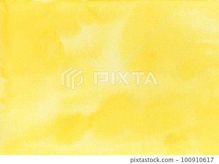 Bleed yellow watercolor background material... - Stock Illustration ...