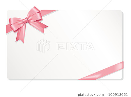 Ribbon frame pink ribbon - Stock Illustration [100918661] - PIXTA
