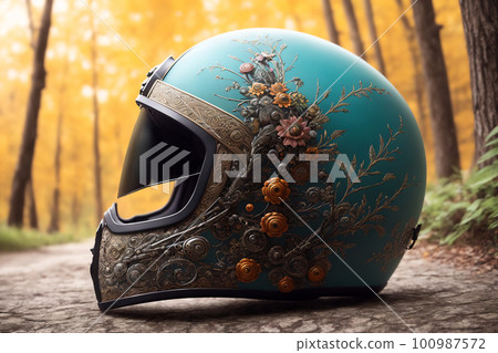 Haloween fantasy theme ornate motorcycle... - Stock Illustration ...