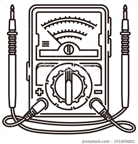 Tester (circuit meter) for testing or measuring... - Stock Illustration ...