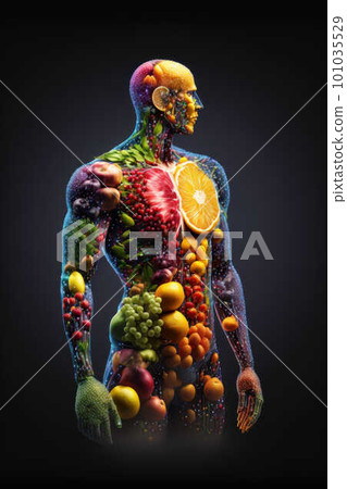 Human Body Made Of Fruits And Vegetables A List Of The 21 Healthiest