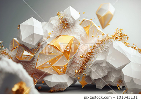 Beautiful abstract background with white...-插圖素材 [101043131] - PIXTA圖庫