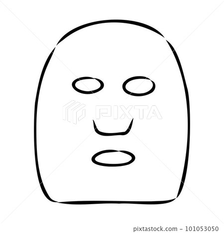 Shine Clean Face Mask sketch icon vector. Hand...-插圖素材 [101053050 ...