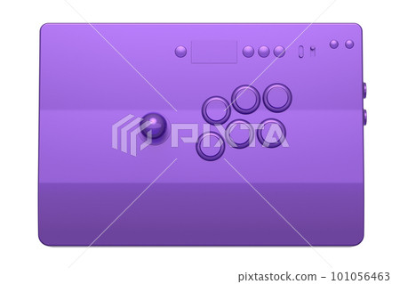 Vintage arcade stick with joystick and with...-插圖素材 [101056463] - PIXTA圖庫