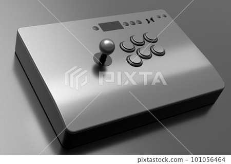 Vintage arcade stick with joystick with... - Stock Illustration ...