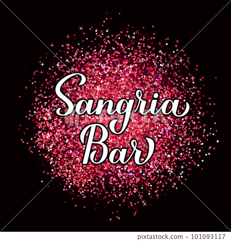 Sangria Bar sign. Spanish summer drink. Vector...-插圖素材 [101093117 ...