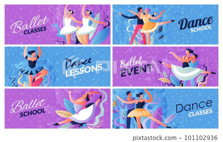 ballet classes - Stock Illustration [101102936] - PIXTA