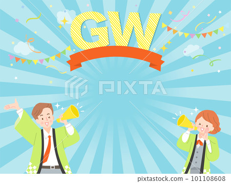 GW event image illustration material - Stock Illustration [101108608 ...