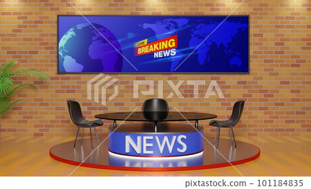 glass table and lcd background in the news... - Stock Illustration ...