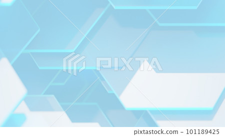 CG Hexagon Many floating hexagons - Stock Illustration [101189425] - PIXTA