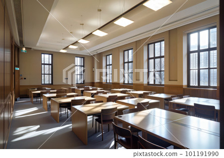 large empty classroom - Stock Illustration [101191990] - PIXTA