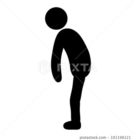 hunchback icon - Stock Illustration [101198121] - PIXTA