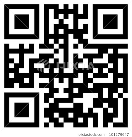 Unreadable dummy QR code - Stock Illustration [101279647] - PIXTA