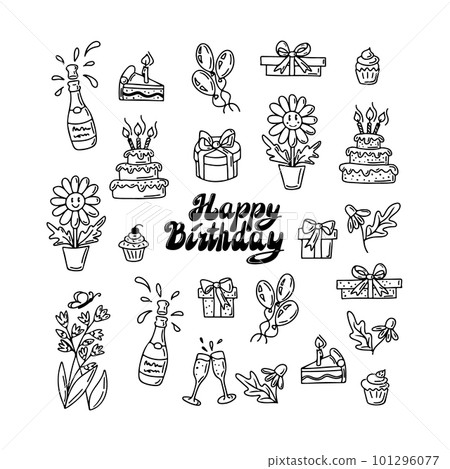 Happy Birthday Retro Style