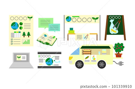 Learn about the environment, illustration of... - Stock Illustration ...