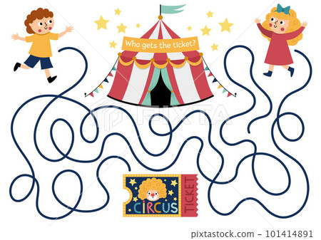 Printable Circus Games Guess How Many Sign, Guess The Number Carnival