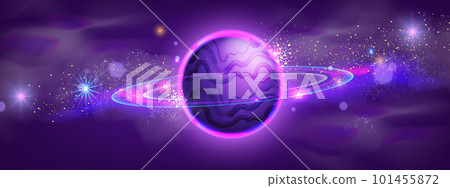 Game space planet background - Stock Illustration [101455872] - PIXTA