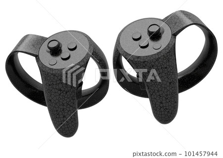 Virtual reality controller for gaming with... - Stock Illustration ...