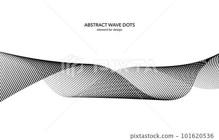 Wave Art Design Dots Free Vectors | Bokeh And Dot Wave Background_blue