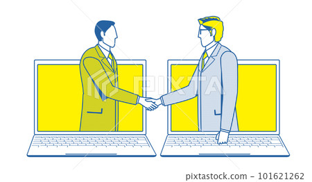 A simple two-color illustration of an image of... - Stock Illustration ...