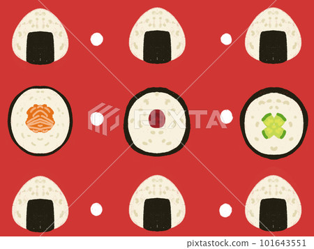 Fun rice ball set - Stock Illustration [101643551] - PIXTA