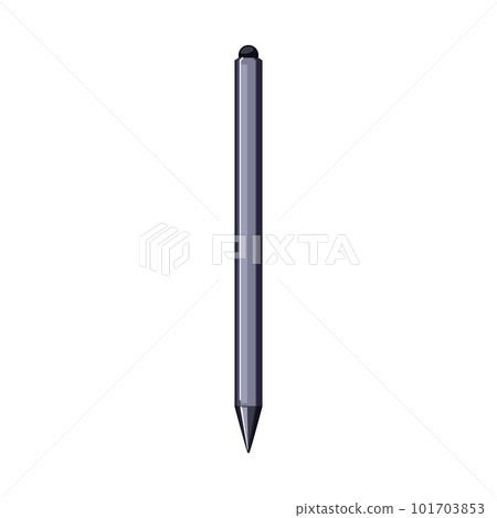 device stylus pen cartoon vector illustration - Stock Illustration ...