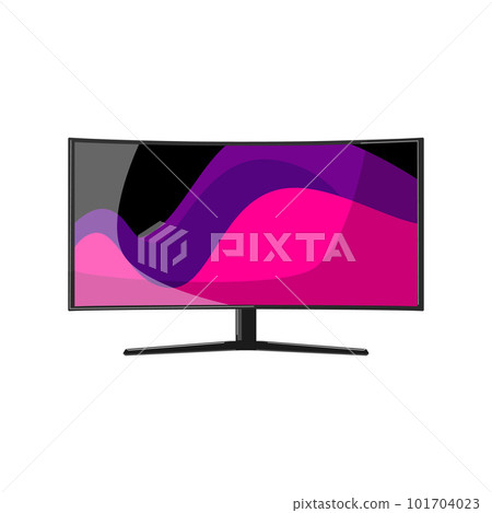 technology monitor pc gaming cartoon vector... - Stock Illustration ...