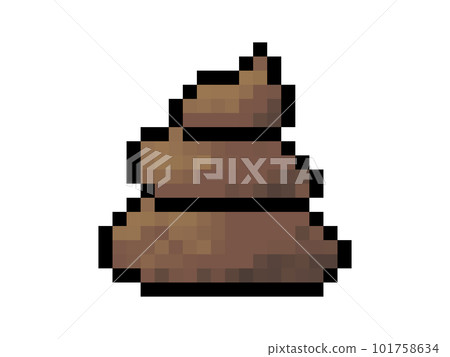 poop pixel art - Stock Illustration [101758634] - PIXTA