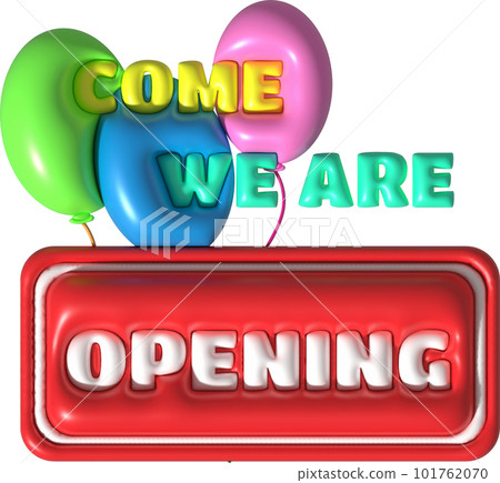 business come we are opening hours icon... - Stock Illustration ...