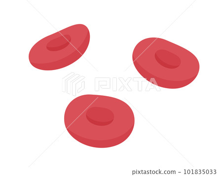 Illustration of a simple red blood cell - Stock Illustration [101835033 ...