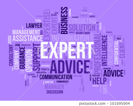 Word cloud background concept for Expert... - Stock Illustration ...