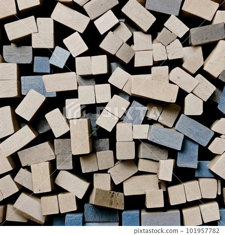 AI generated, lots of building blocks - Stock Illustration [101957782 ...