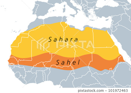 Africa Map Sahel