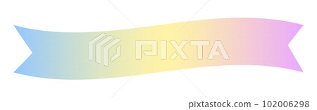 Pastel colorful ribbon vector material - Stock Illustration [102006298 ...