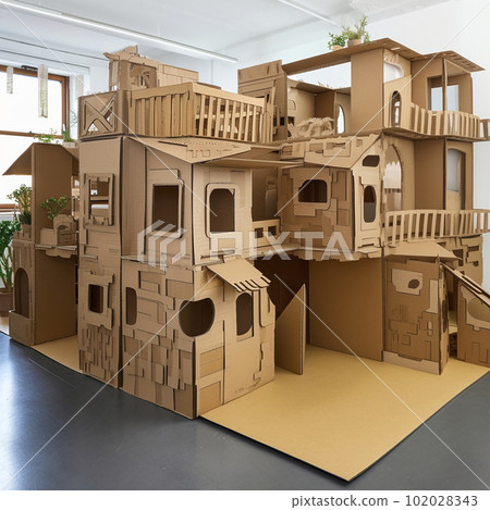 Cardboard Box Mansion