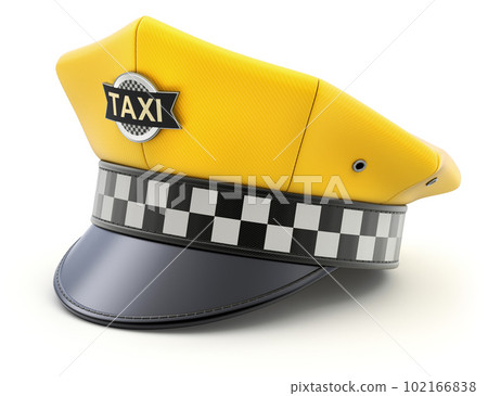 Yellow taxi driver cap - Stock Illustration [102166838] - PIXTA