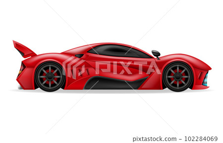 sport hyper super car vector illustration - Stock Illustration ...