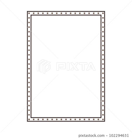 Vertical Rectangle Shape Clip Art Rectangle With Uneven Edge. A Set Of