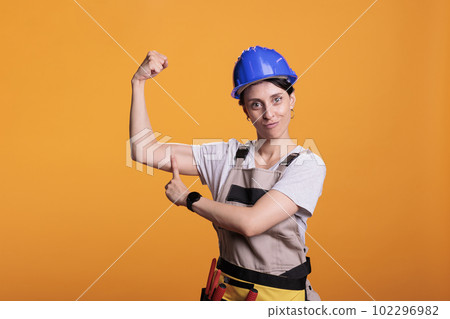 Strong Female Worker