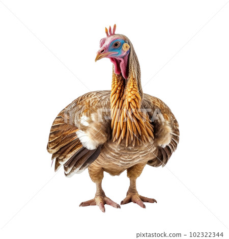 Turkey bird isolated. Illustration AI Generative - Stock Illustration ...