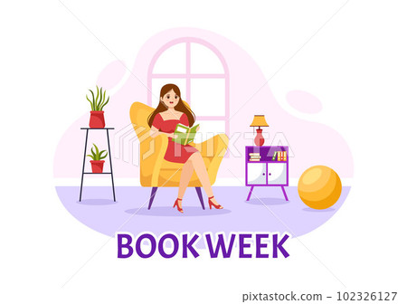 Book Week Events Vector Illustration with...-插圖素材 [102326127] - PIXTA圖庫