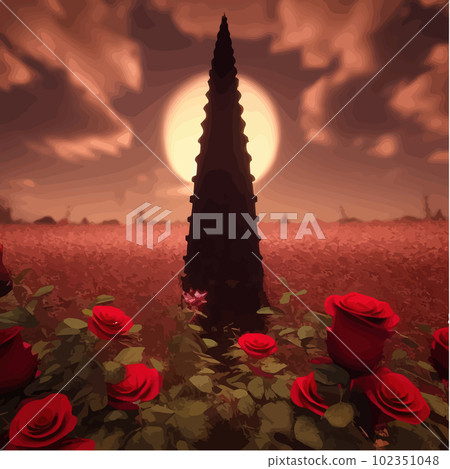 Field Of Roses Dark Tower