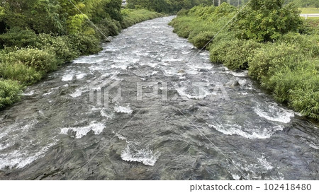 fast-flowing river - Stock Photo [102418480] - PIXTA