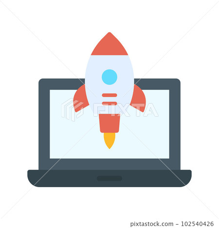 Startup icon vector image. Suitable for mobile... - Stock Illustration ...