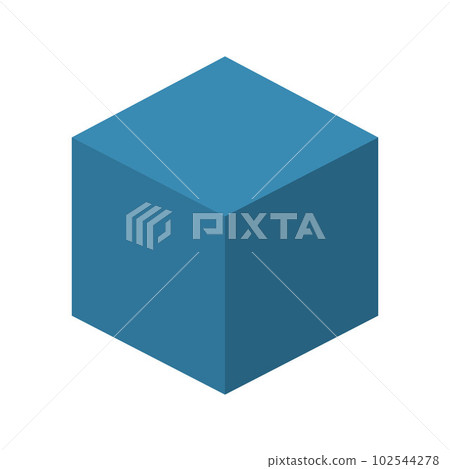 Cube icon vector image. Suitable for mobile... - Stock Illustration [102544278] - PIXTA