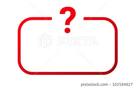 Question box faq vector text banner - Stock Illustration [102584827 ...