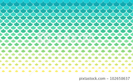 Horizontally seamless scales halftone pattern... - Stock Illustration ...